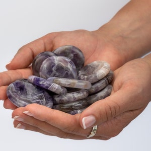 Worry Stone for Anxiety & Focus; Thumb Stone; Crystal Worry Stone ...