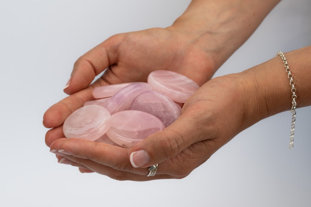 Worry Stone for Anxiety & Focus; Thumb Stone; Crystal Worry Stone ...