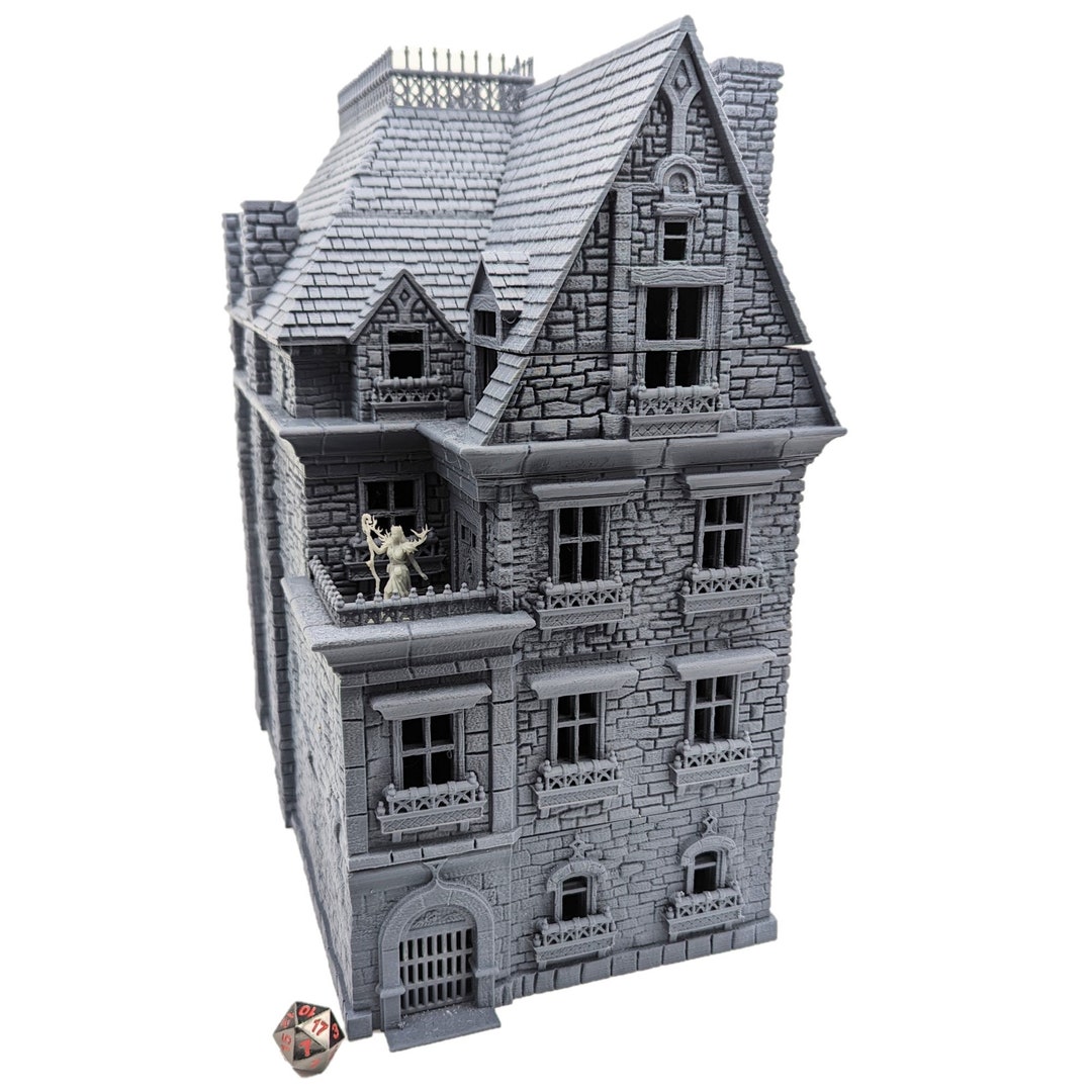 Death House (curse of Strahd) - D&D TTRPG Playable 3D Printed Building ...