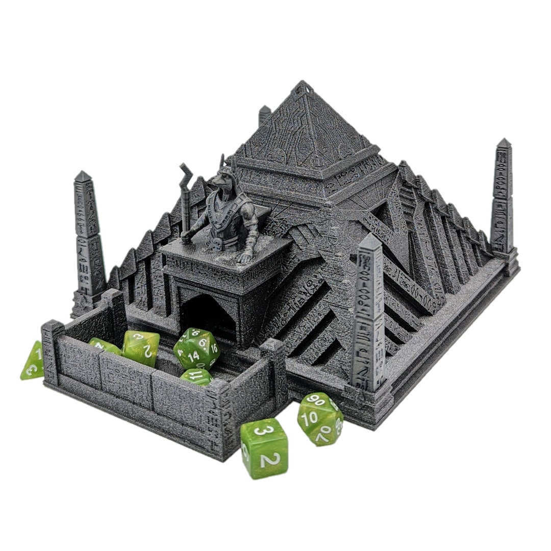 Egyptian Dice Tower - the Grand Pyramid - by Mythic Roll - Etsy
