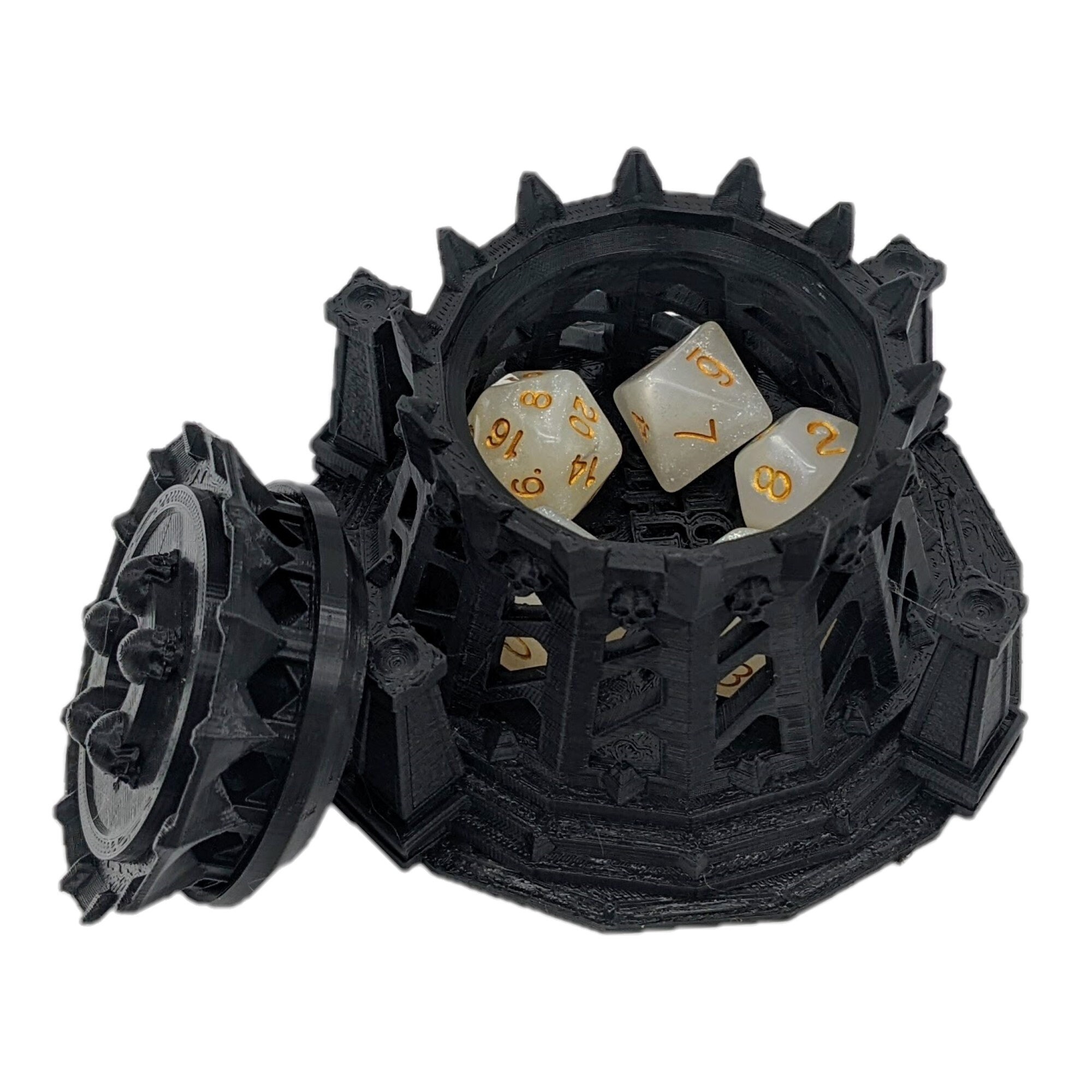 Necromancer Dice Box the Mausoleum by Mythic Roll - Etsy