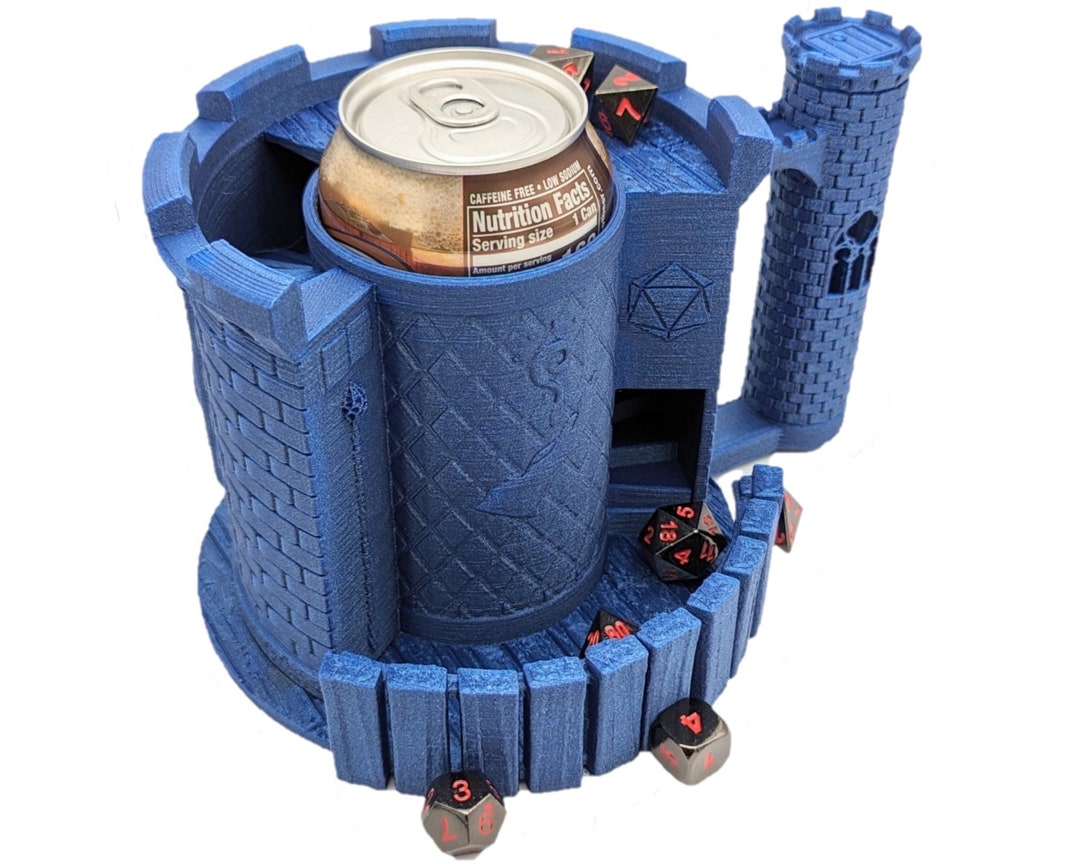 Wizard - Can Holder Dice Tower With Tray/dice Storage - Etsy