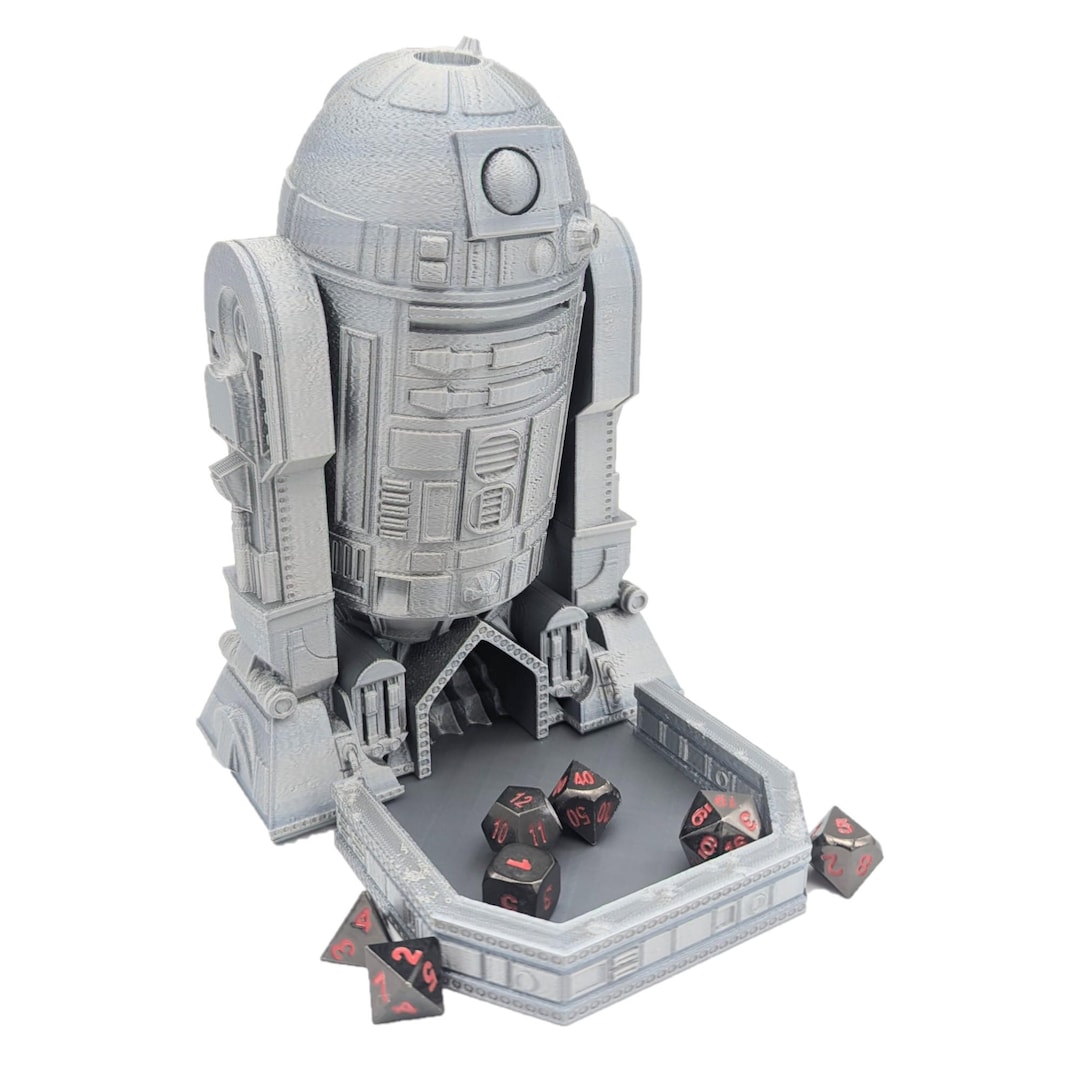 Droid Dice Tower by Fantasy 3D Tabletop - Etsy