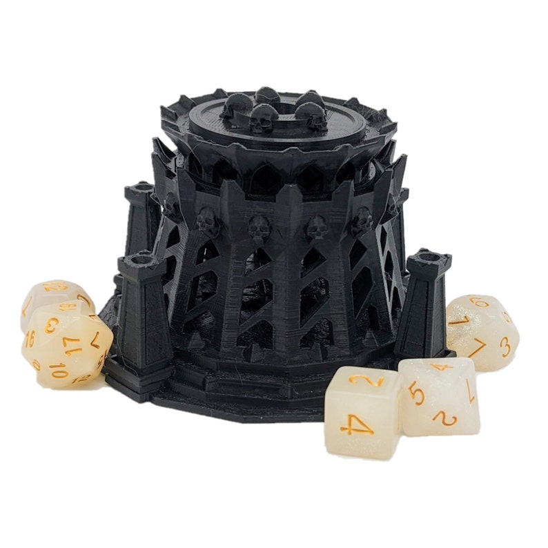 Necromancer Dice Box the Mausoleum by Mythic Roll - Etsy