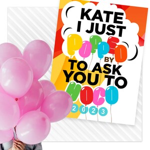 HOCO Proposal Sign, Homecoming, Personalized HOCO Poster, Ask Date to ...