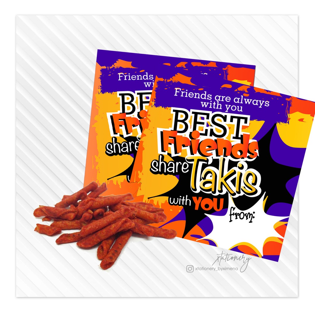 Takis Valentines Day Cards for Kids DIGITAL Valentine's - Etsy