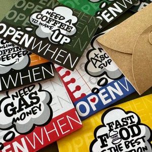 Open When Gift Box for College Student, Going Away College Gift ...