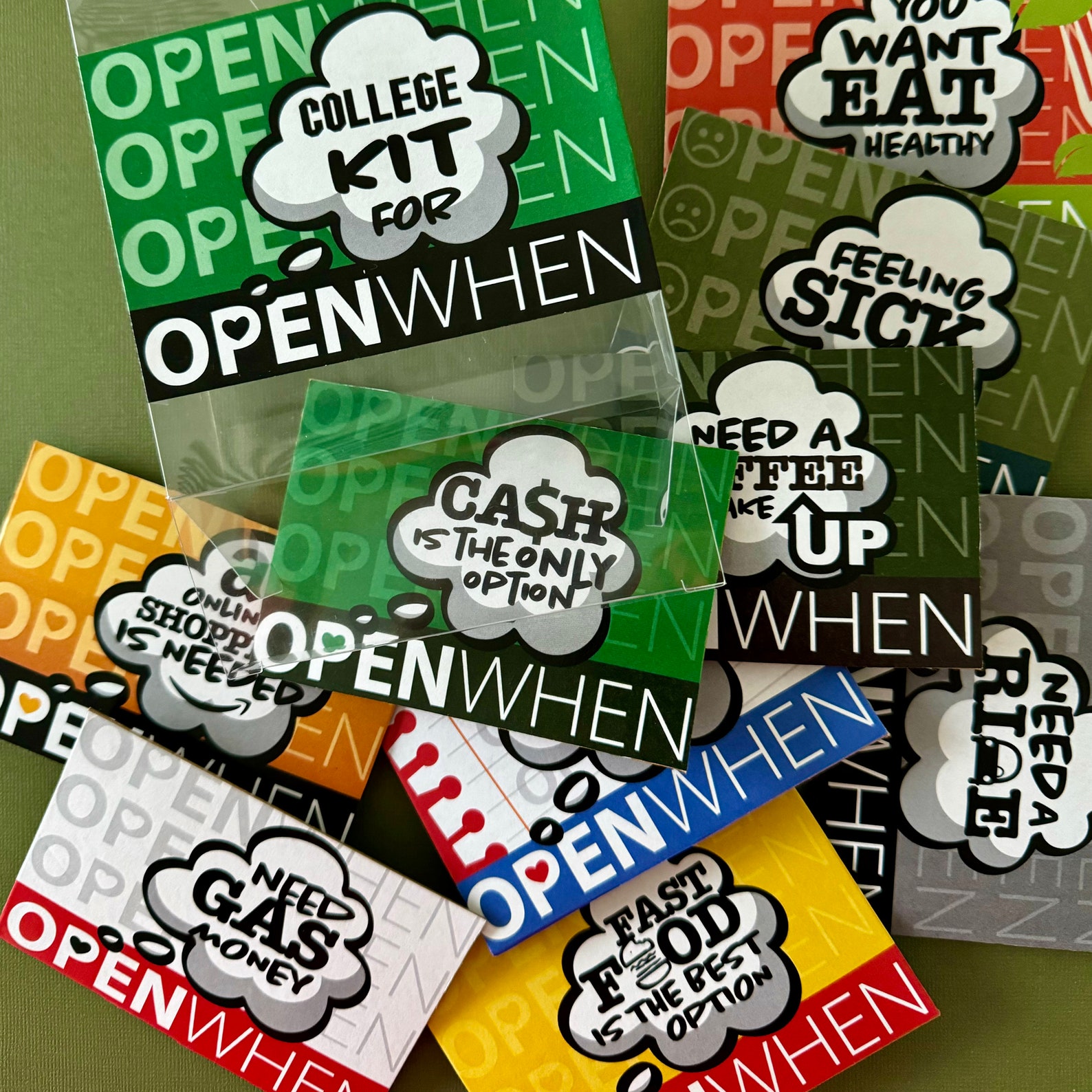 Open When Gift Box for College Student, Going Away College Gift ...