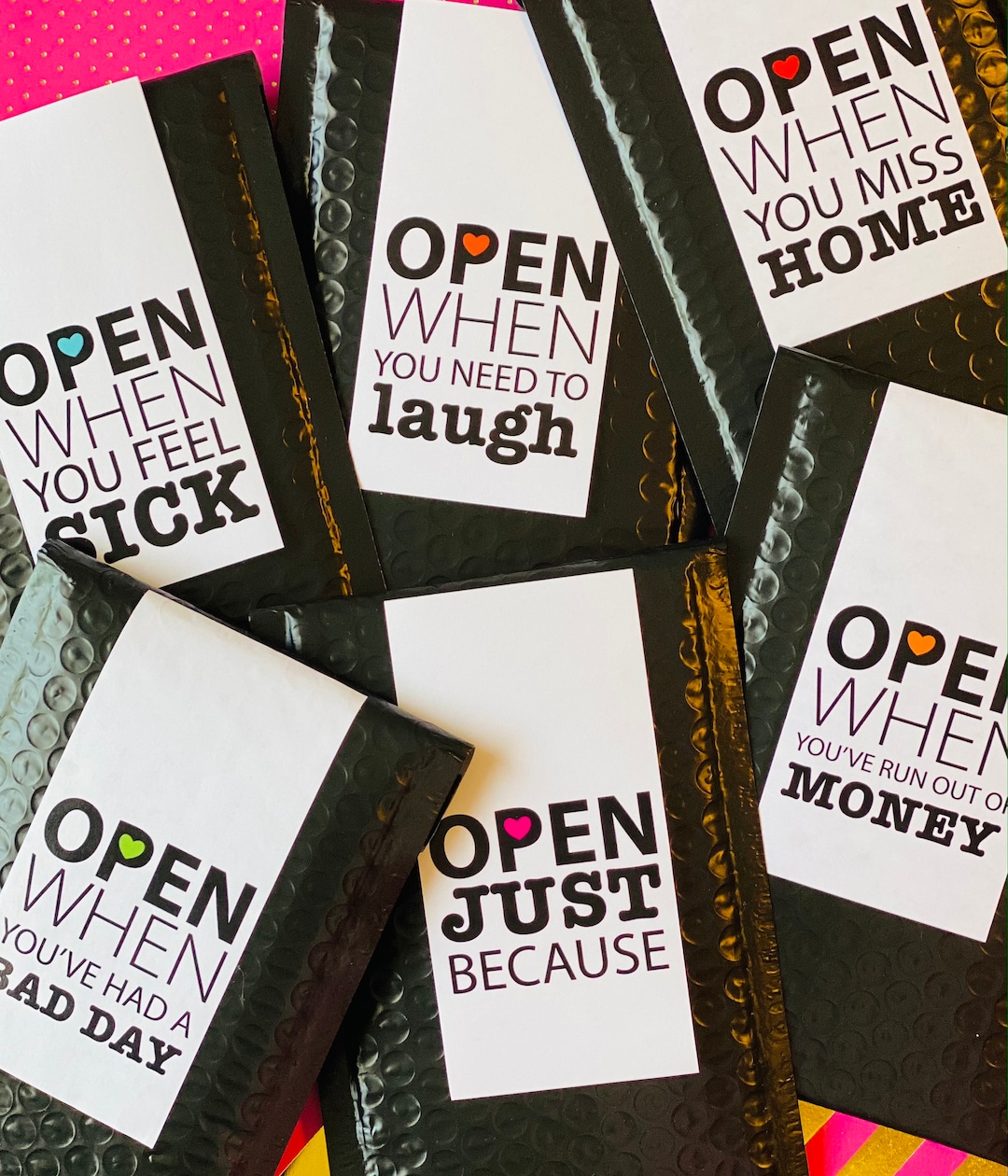 Open When Envelopes for College, College Daughter Son Gift, University ...