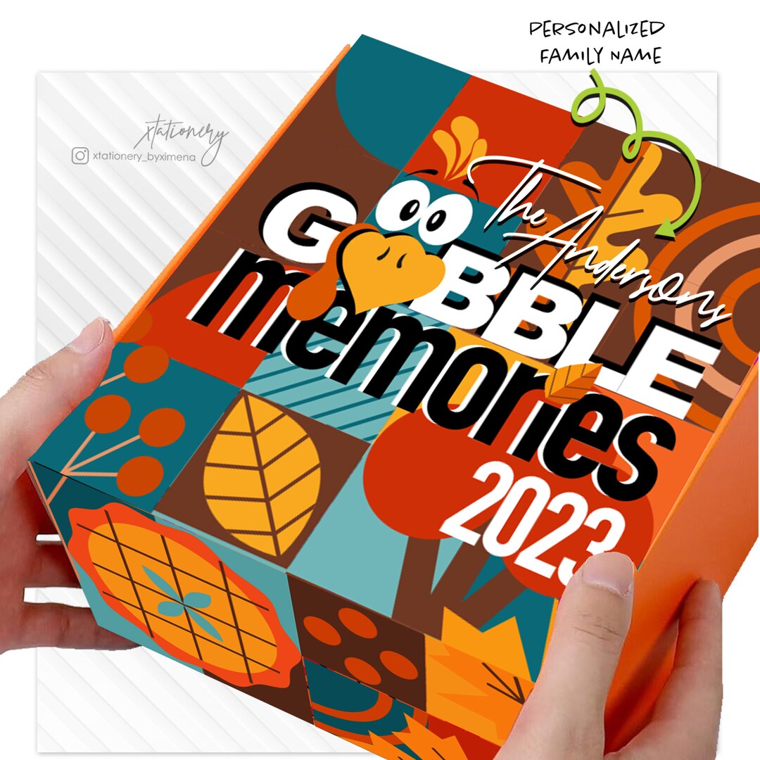 Gobble Memories, Thanksgiving Conversation Cards, Conversation Starter ...