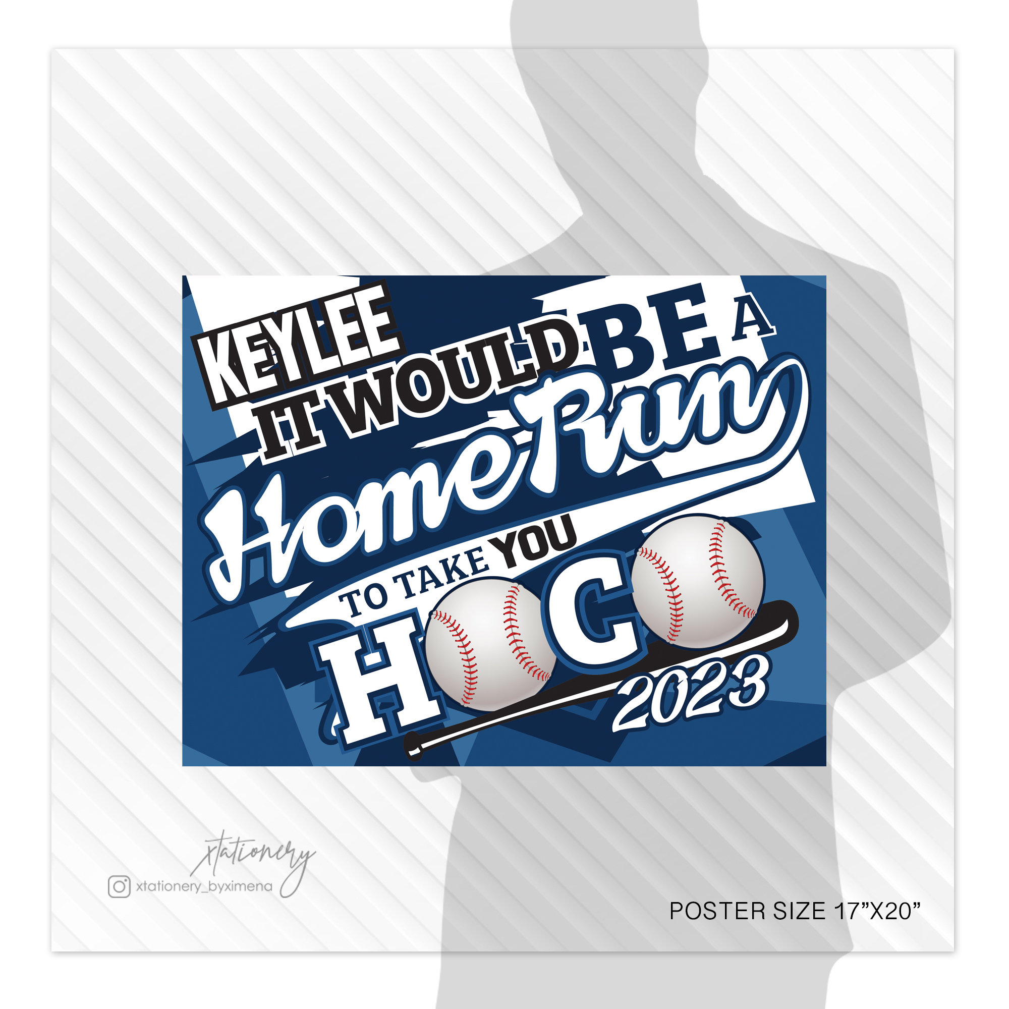 PROM Proposal Sign, Hoco Sports Proposal Sign, Personalized PROM Poster ...