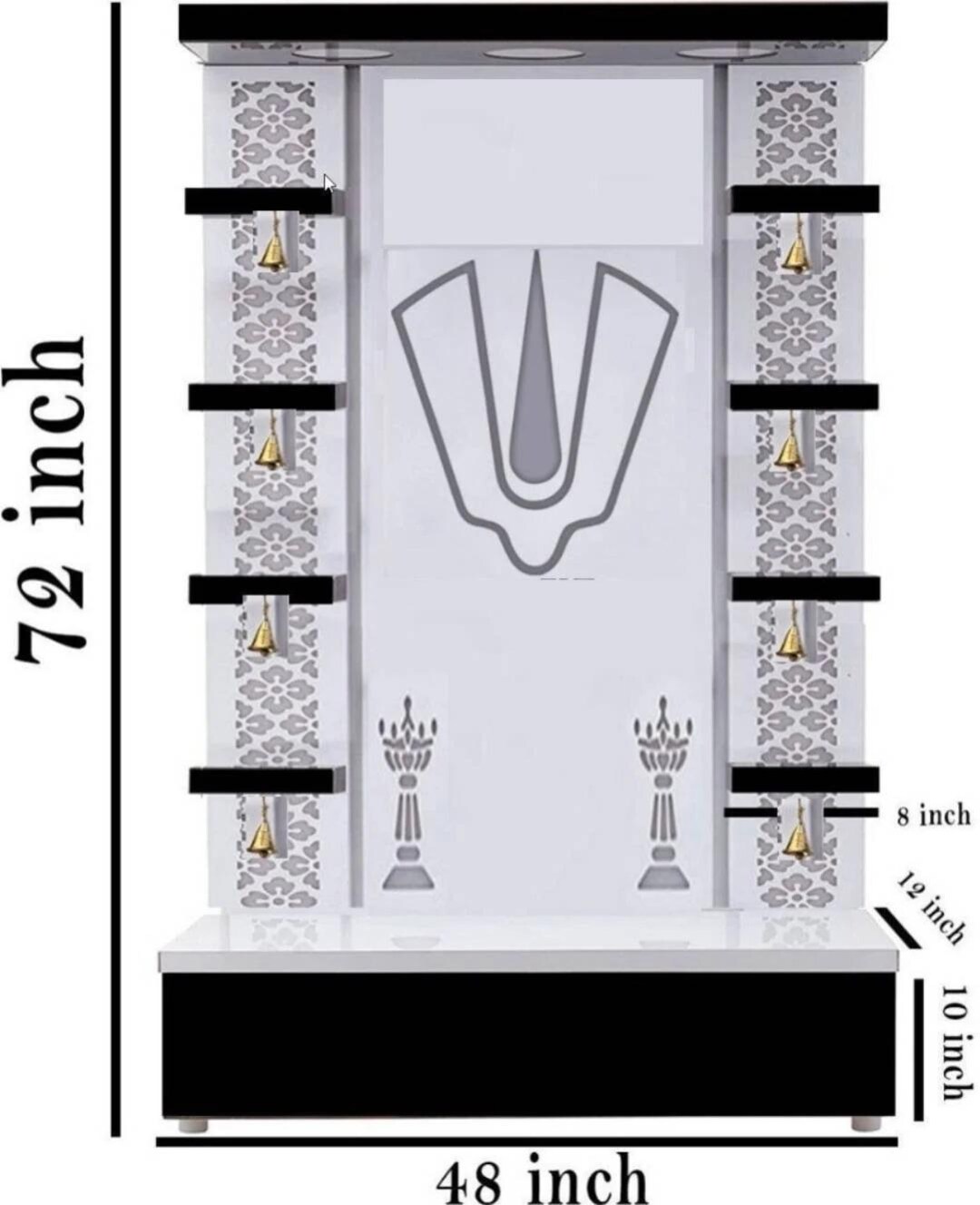 Designer Wooden Mandir for Home and Office | Temple for Home | Pooja ...