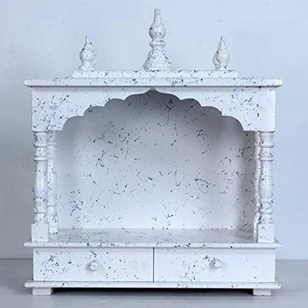 Wooden Temple - Hindu Hanging Puja Mandir / Pooja Ghar / Mandap for ...