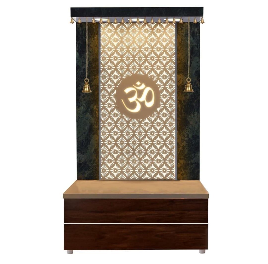 Wooden Temple White Brown LED Light for Home and Office|home Temple ...