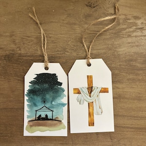 Religious Christmas Gift Tags - Etsy