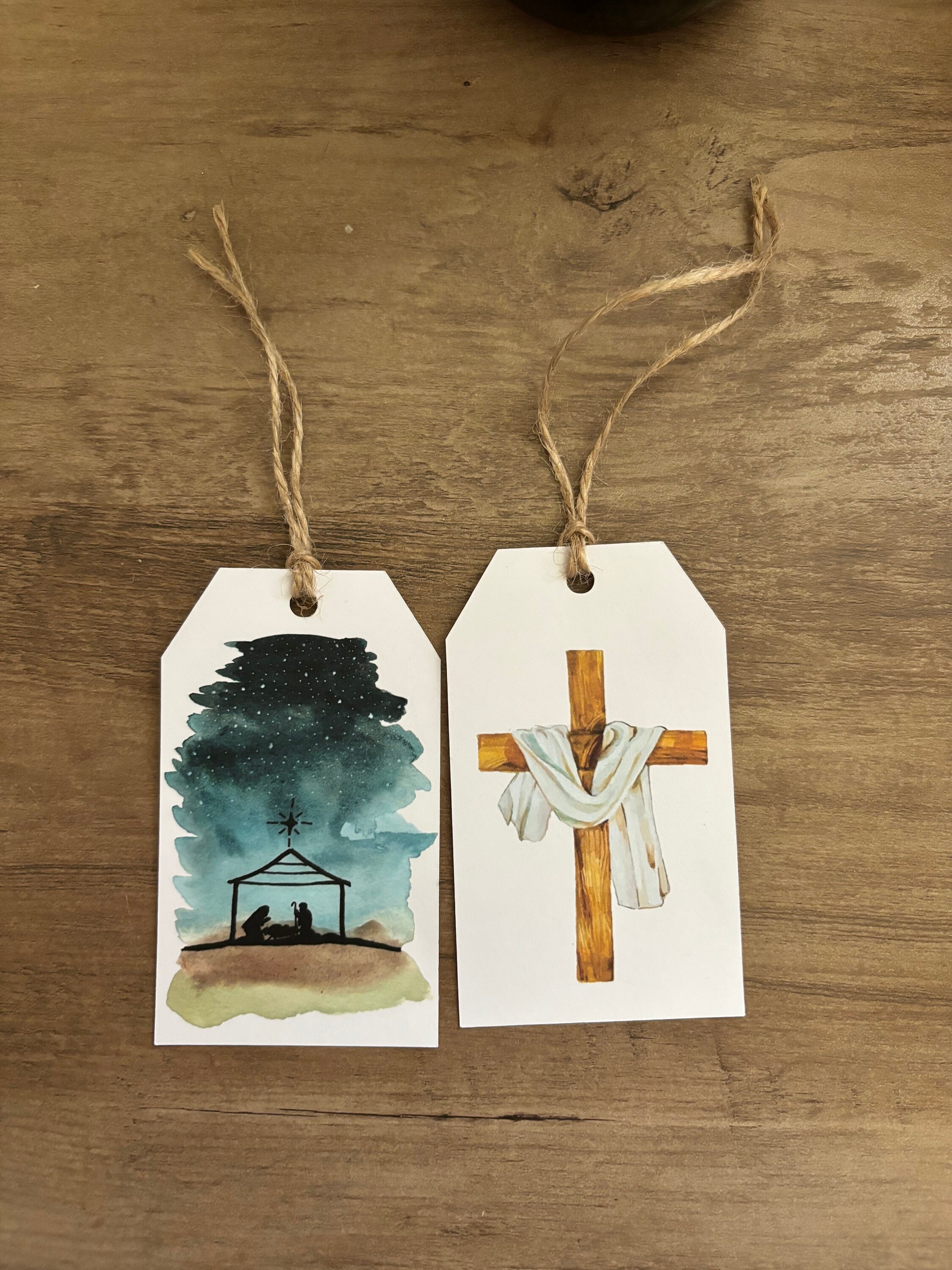 Religious Christmas Gift Tags - Etsy
