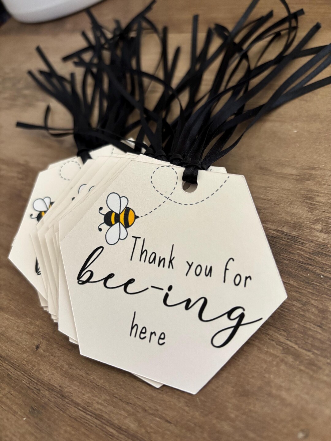 Bee Baby Shower Thank You Tags - Etsy