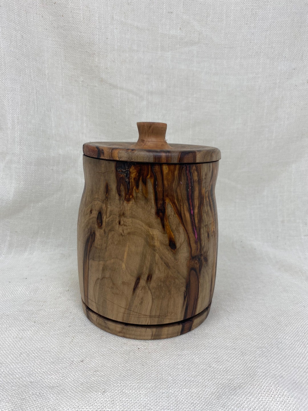Hand Turned Elder Wood and Epoxy Jar With Lid - Etsy