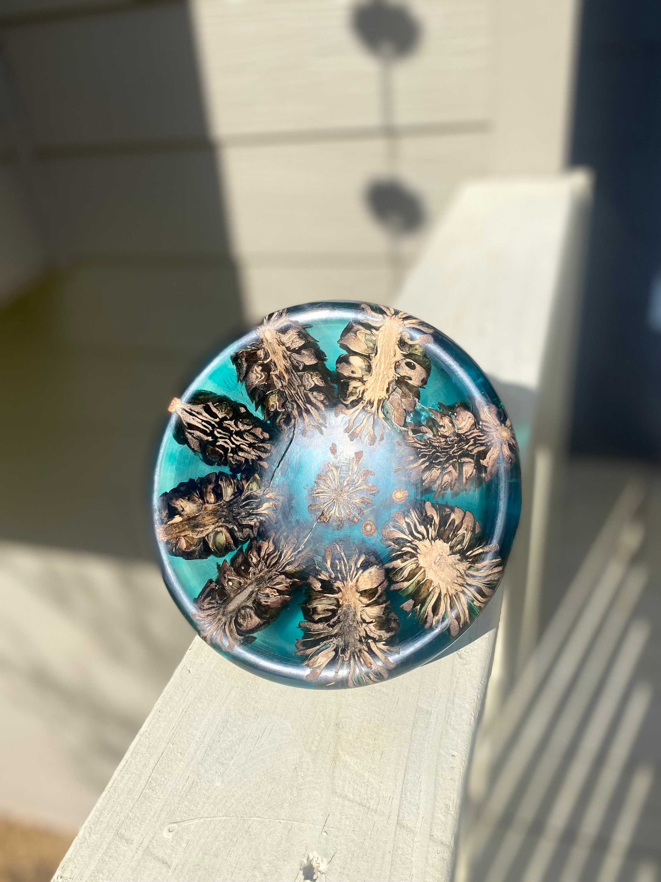 Hand Turned Magnolia Seed Pods and Epoxy - Etsy