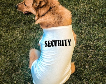 Dog Security Shirt - Etsy