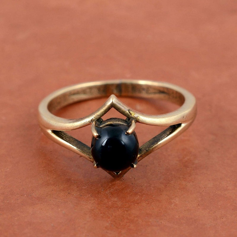 Obsidian Rings - Etsy