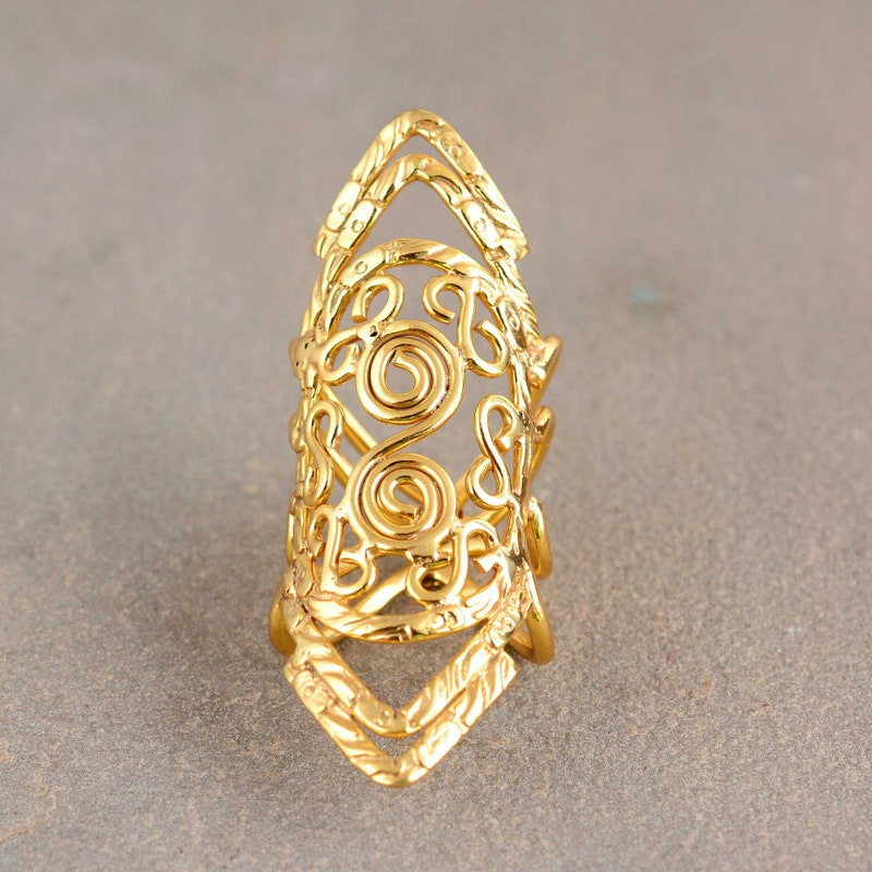 Long Finger Rings - Etsy