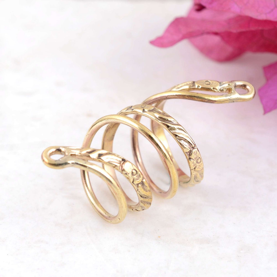 Adjustable Brass Arthritis Ring: Trigger Finger Splint - Etsy