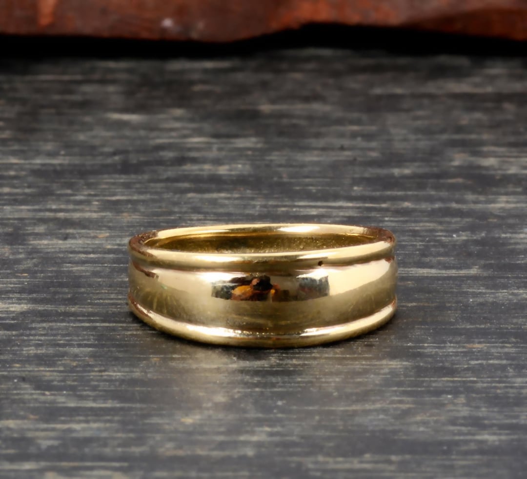 Handmade Brass Ring: Boho Thumb Ring, Vintage Style - Etsy