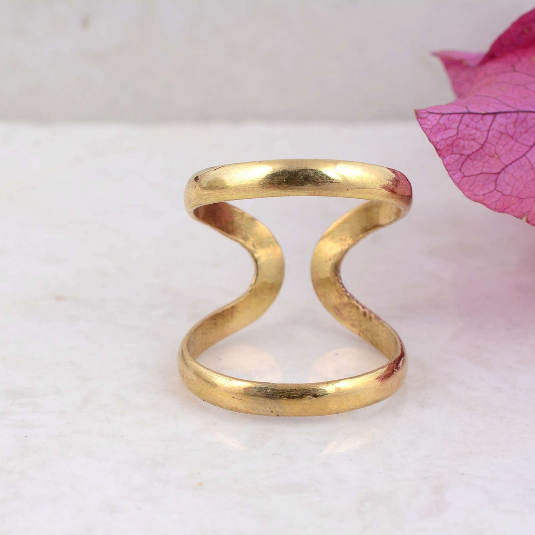 Double Knuckle Ring, Knuckle Rings, Open Mid Ring, Above Knuckle Ring ...