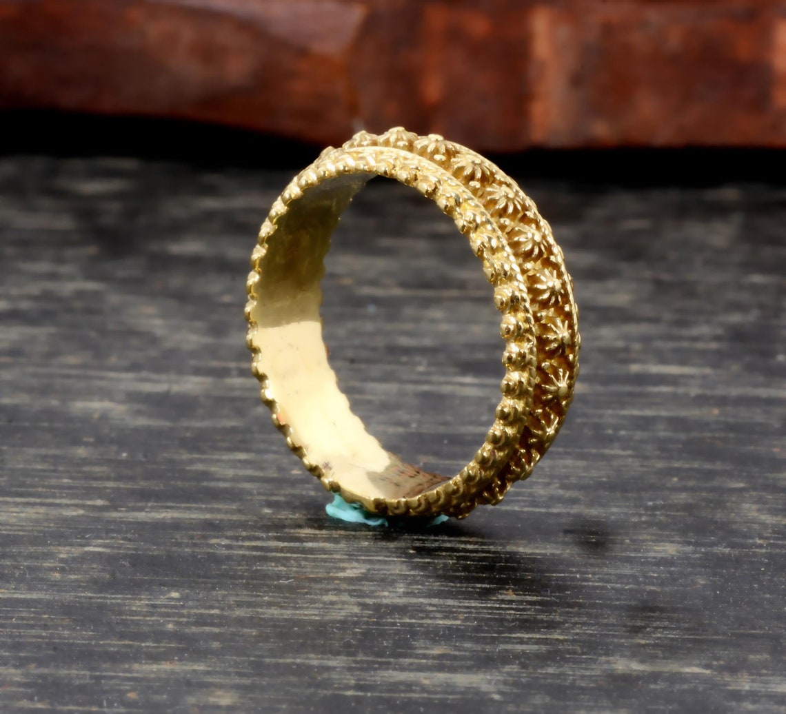 Brass Ringbrass Design Ringstacking Ringgold Stacking - Etsy