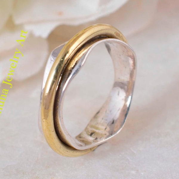 Gold Spinner Ring - Etsy