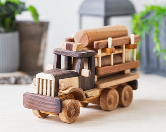 Wood Toy Fire Engine - Etsy