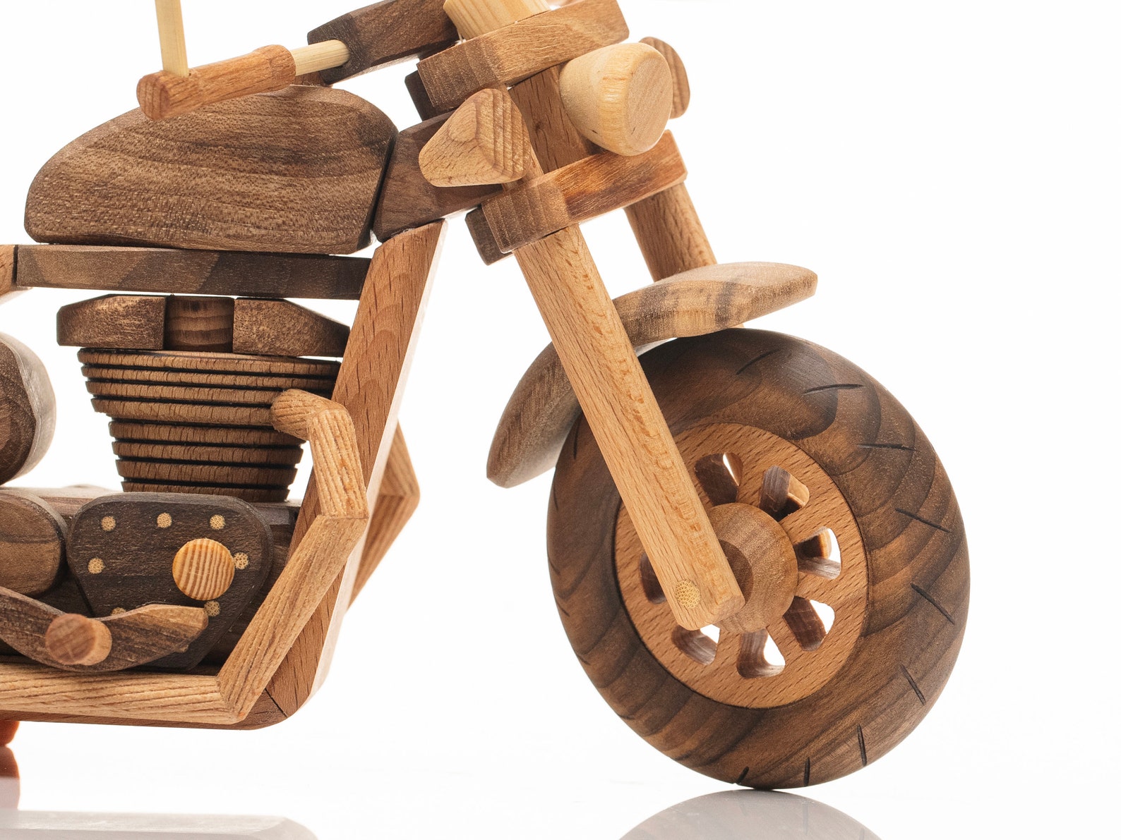 Wooden Motorcycle Handmade Home Decor Wood Motorbike Toy - Etsy