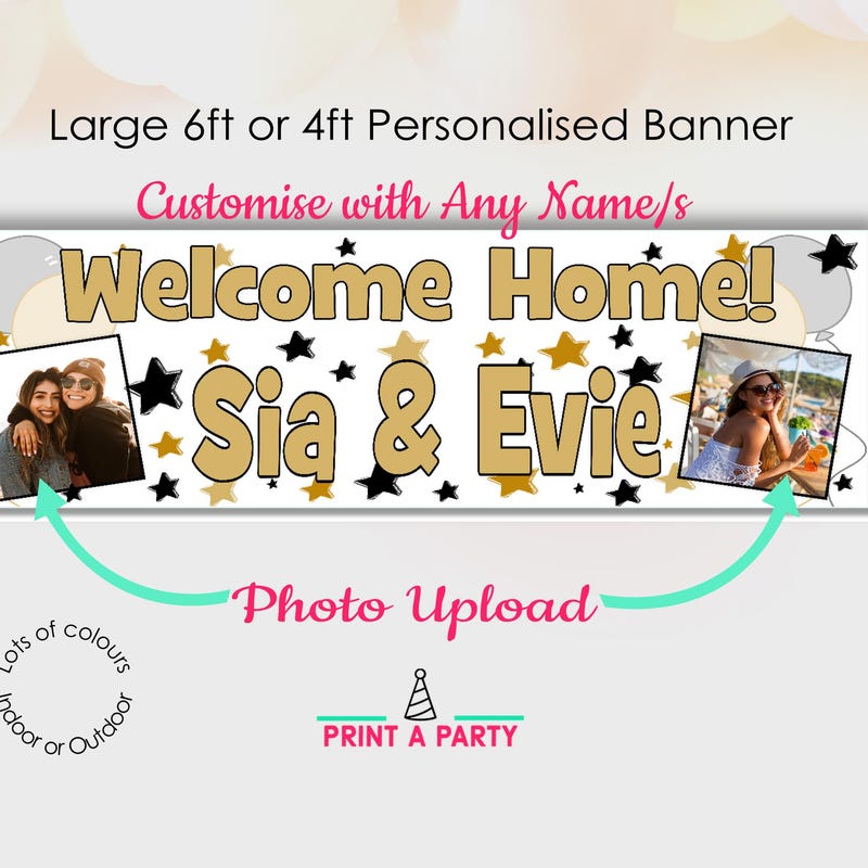 Welcome Sign Small Banner - Etsy UK