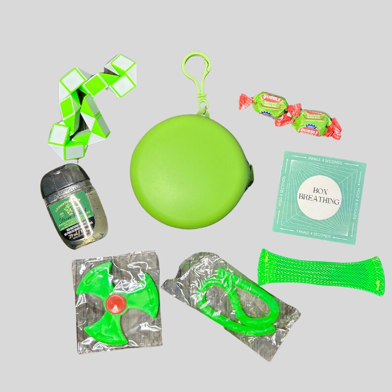 Mini Grounding Kit, Sensory/ Fidget To-go Kit, Anxiety Care Box - Etsy