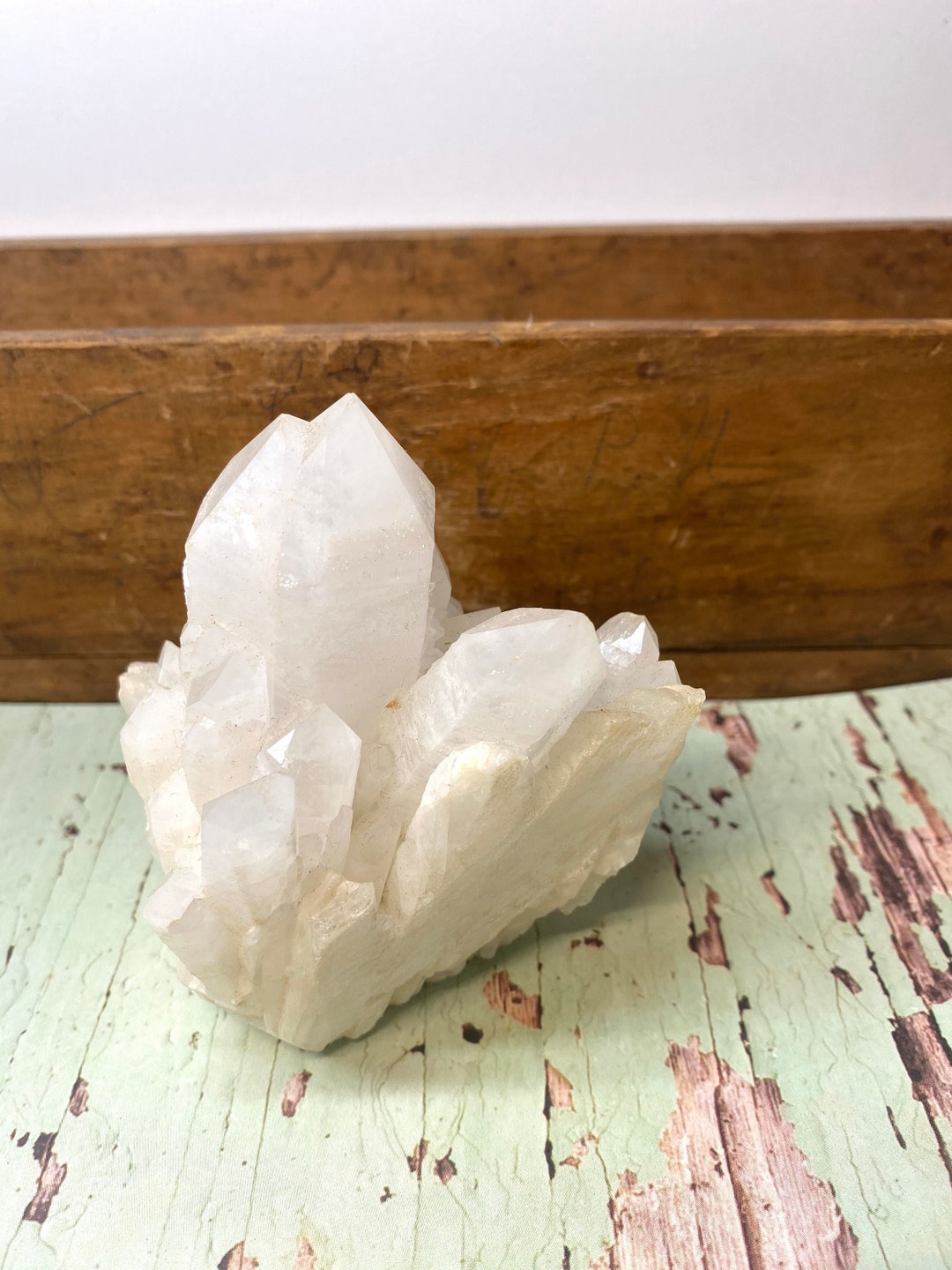 White Quartz Cluster - Etsy
