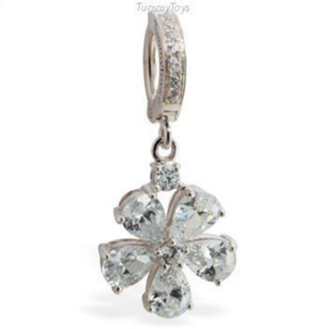 Sterling Silver Sleeper Pave Set With Brilliant White Czs and Charming ...