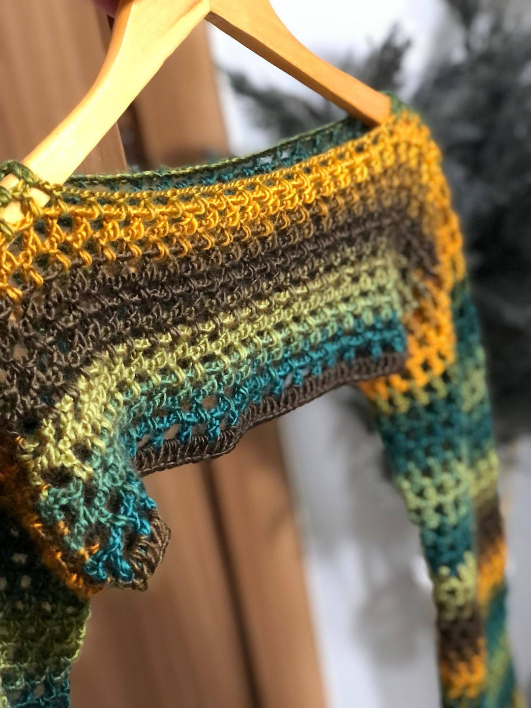 Long Sleeves Crochet Bolerosgift fishnet Top All Sensin - Etsy