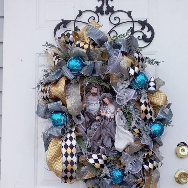 Baby Jesus Wreath - Etsy