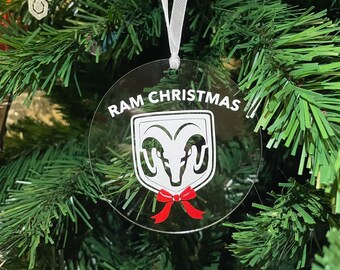Ram Christmas Ornament | Etsy