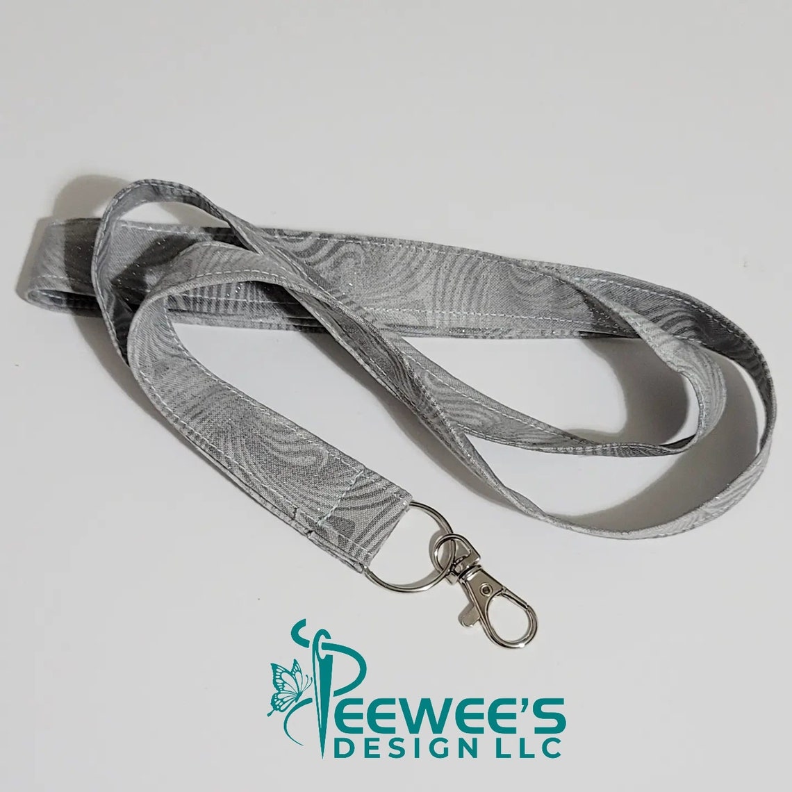 Personal Lanyard/ Key Holder Swivel Clip/ Long Fabric Lanyard/ - Etsy