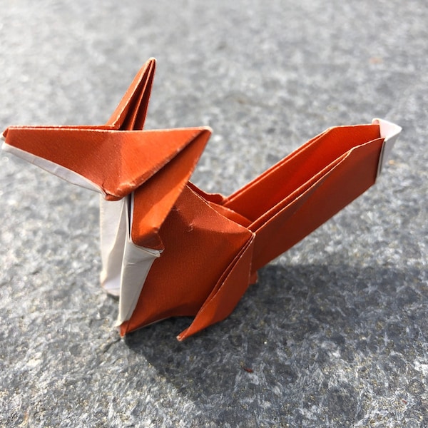 Origami Fox - Etsy