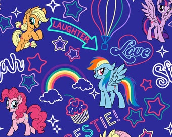 My Little Pony Fabric by the Yard FBTY Fat Quarters FQ Half Many ...