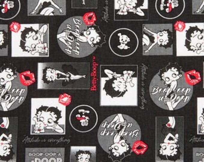 Betty Boop Fabric by the Yard FBTY Fat Quarters FQ Half Many Patterns ...