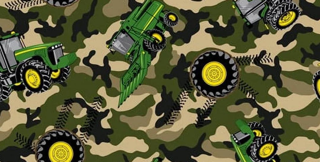 John Deere Fabric by Fat Quarter FQ Half Many Patterns Available 100% ...