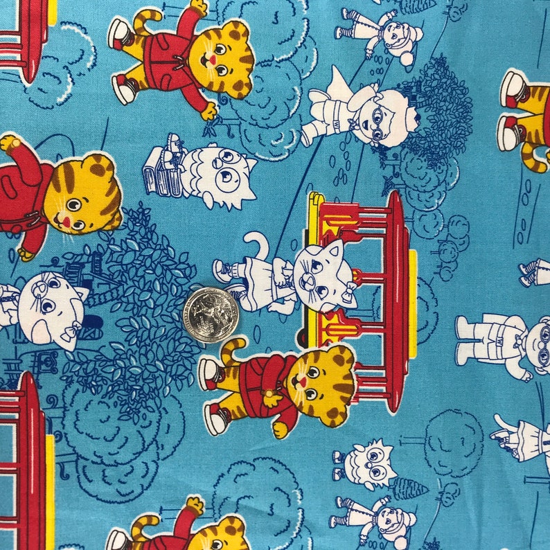 Daniel Tiger Fabric by Fat Quarter FQ Half Many Patterns - Etsy