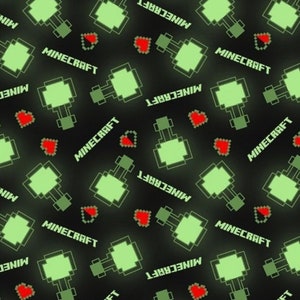 Minecraft Fat Quarter Lot Bundle Mystery Set of 2 - 19 Random NO ...