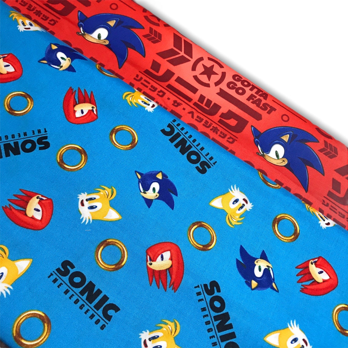 Sonic the Hedgehog Hedgehog Fabric by the Yard FBTY Fat | Etsy