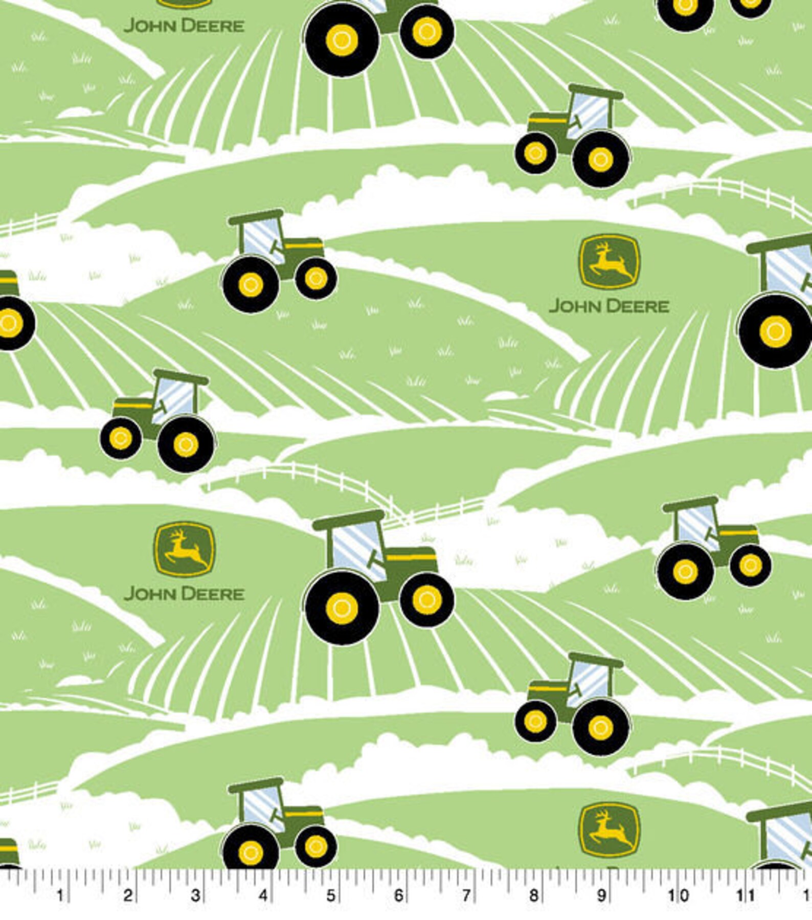 John Deere Fabric by Fat Quarter FQ Half Many Patterns - Etsy