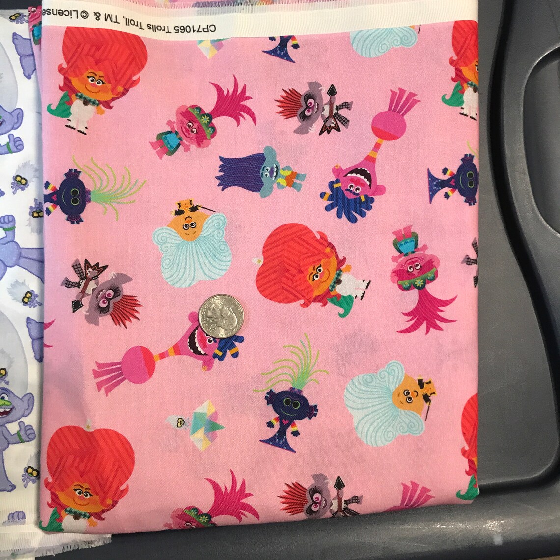 Trolls Fabric by Fat Quarter FQ Half Yard Many Patterns Available 100% ...